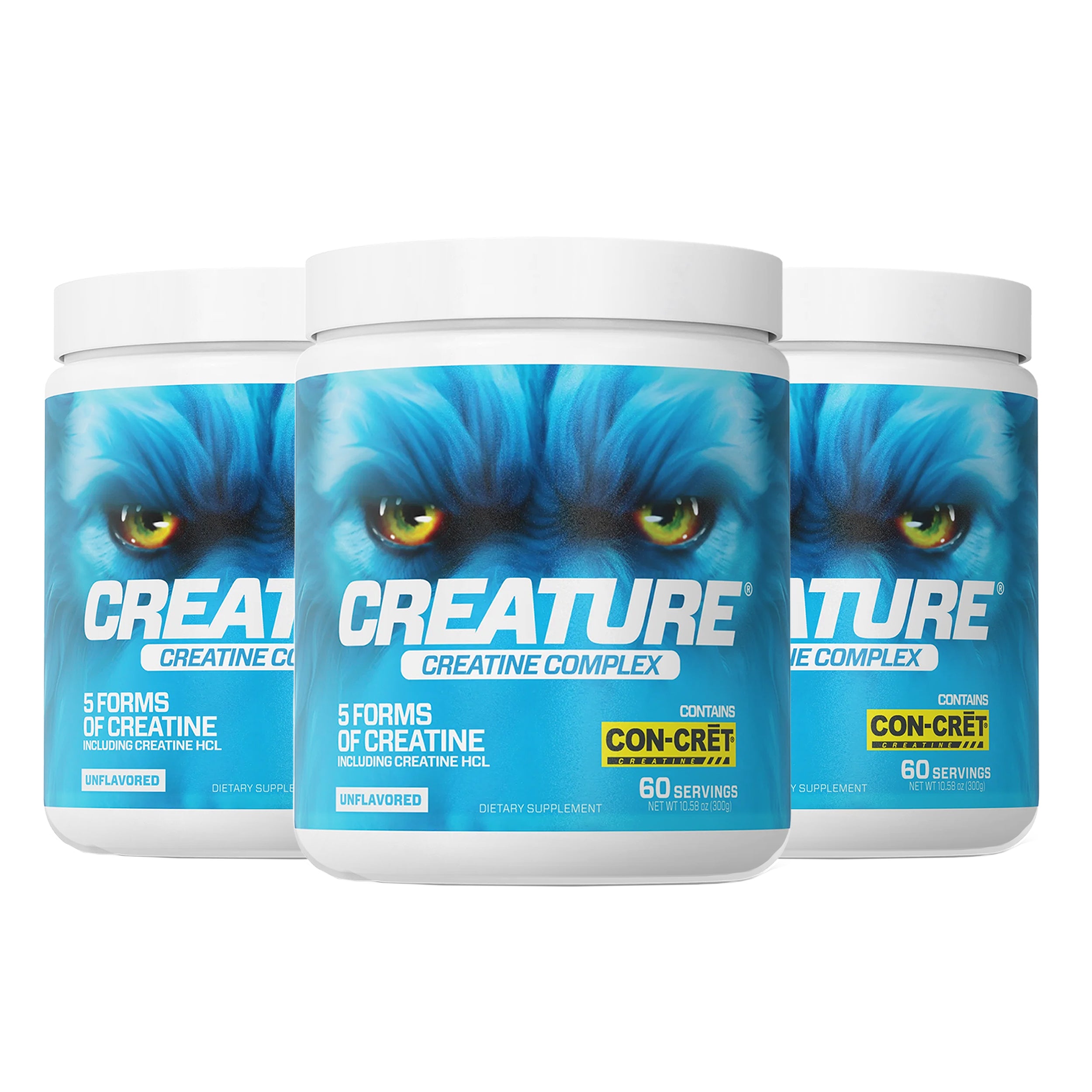 CREATURE CREATINE COMPLEX UNFLAVORED CLEAN CREATINE MONOHYDRATE POWDER ...