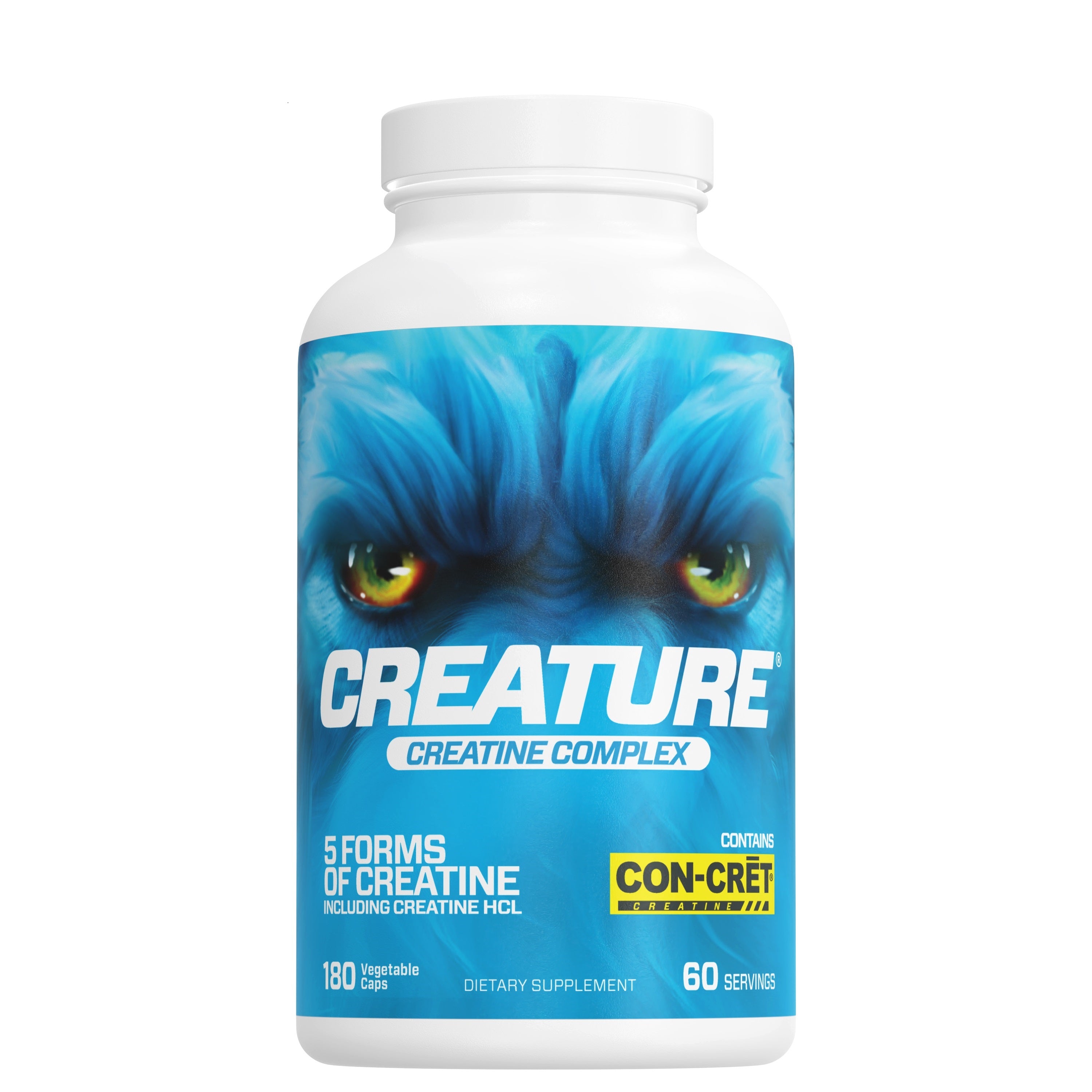 CREATURE CREATINE COMPLEX VEGGIE CAPSULES-NON-GMO-PURE CREATINE ...